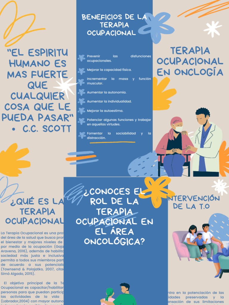 Tríptico T.O en Oncología | PDF