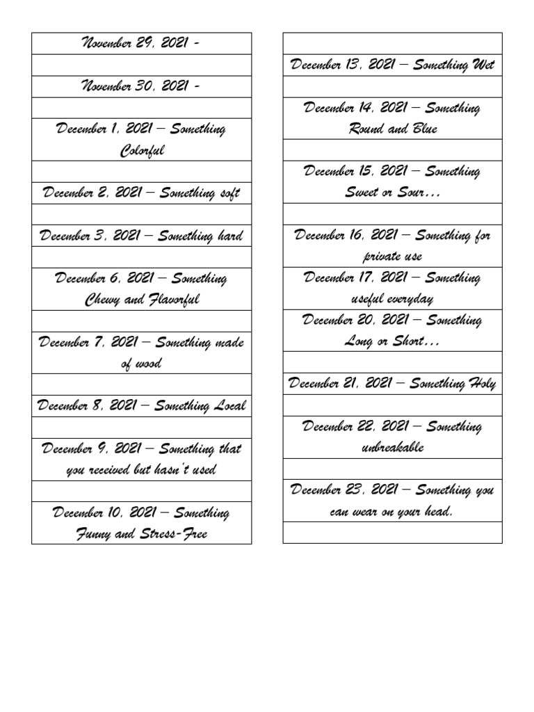 Something Something | PDF