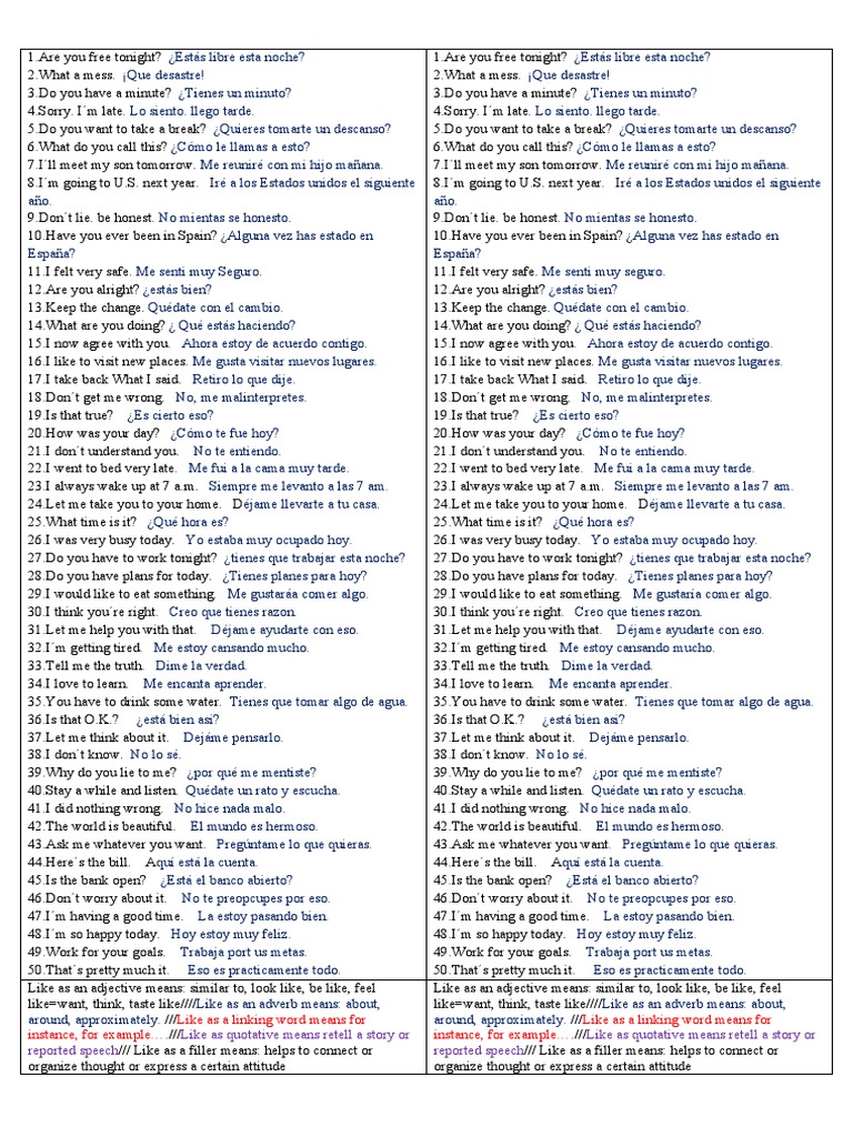 Useful English Expression | PDF