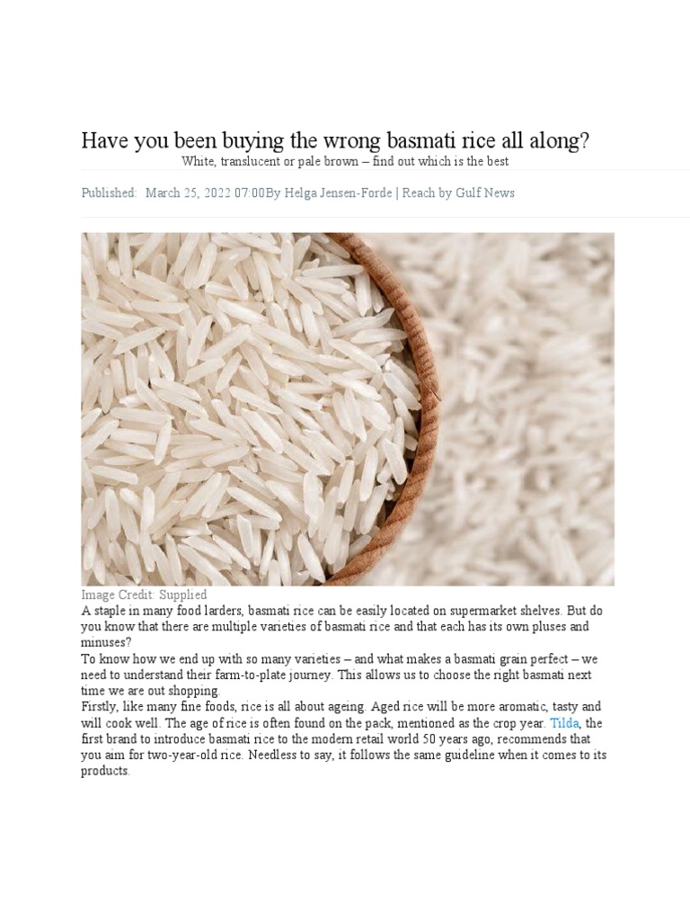 Rice News 30 March 2022 | PDF | Dieting | Obesity
