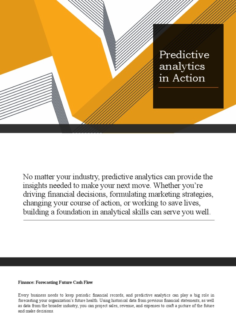 Predictive Analytics in Action | PDF | Analytics | Predictive Analytics