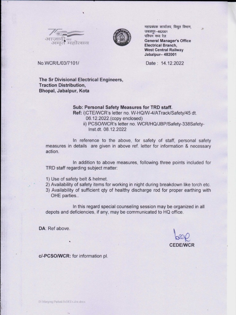 Personal Safety Measures | PDF