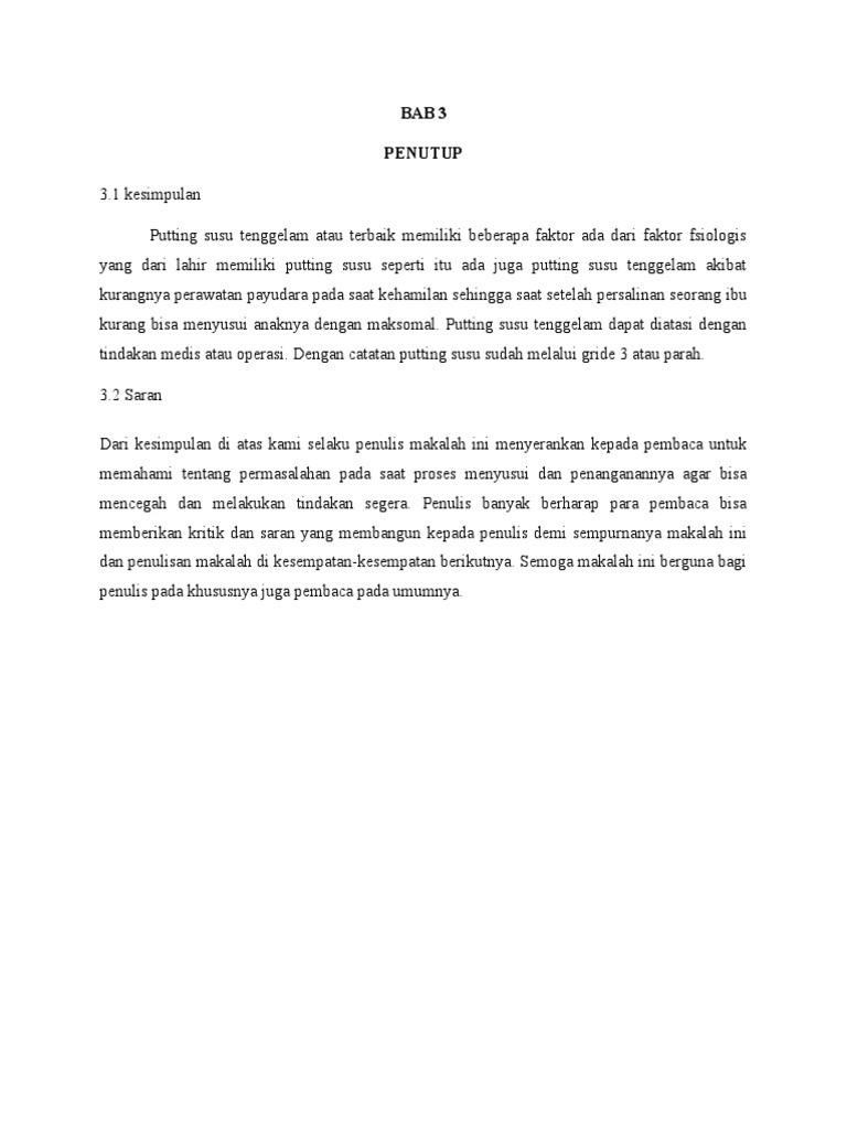 BAB 3 Penutup | PDF