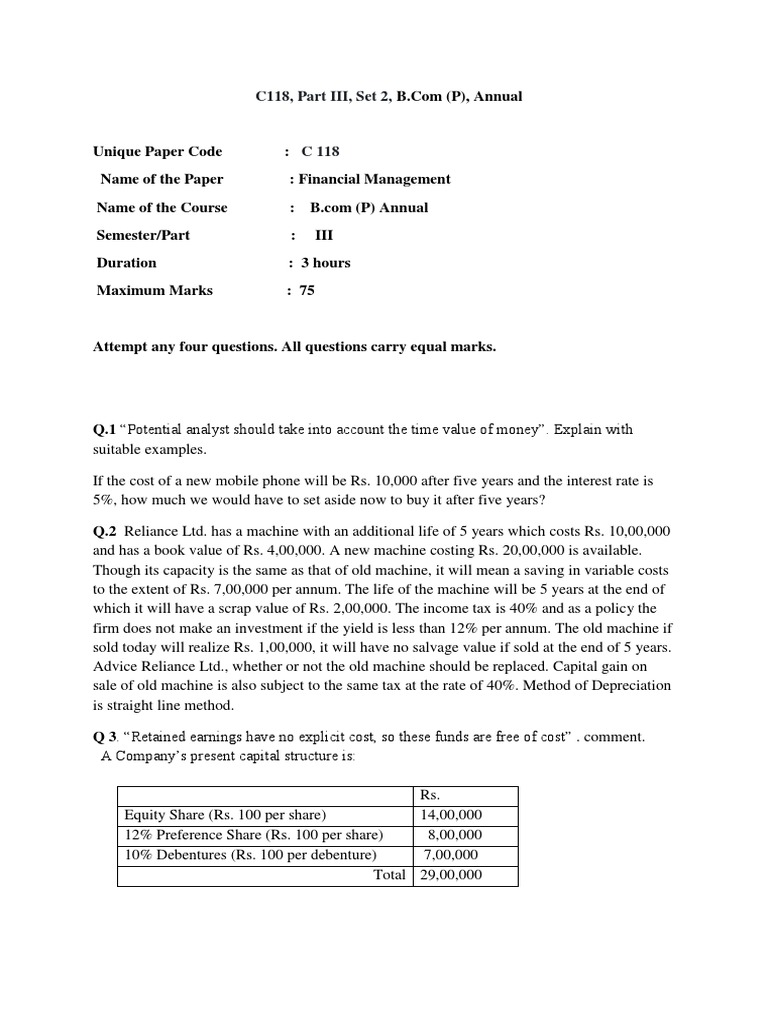 FM PRR | PDF | Capital Structure | Dividend