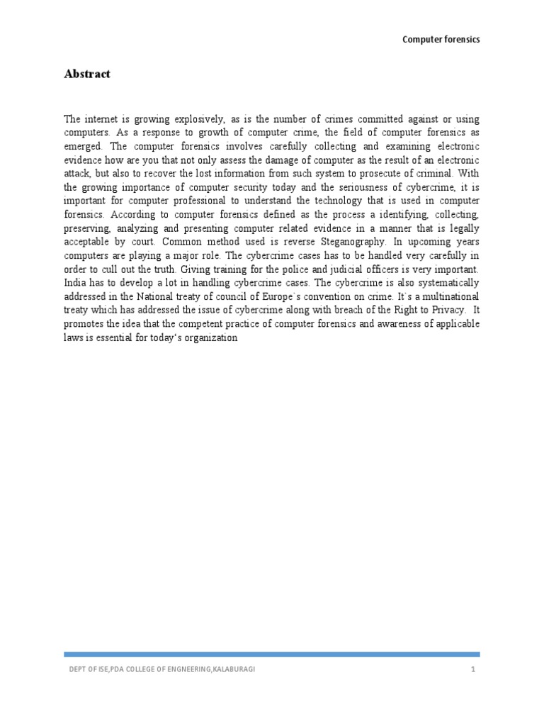 Computer forensics investigation | PDF | Computer Forensics | Malware