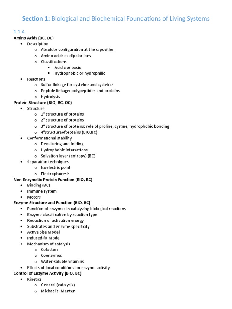 Compiled MCAT Topics | PDF | Metabolism | Muscle Contraction