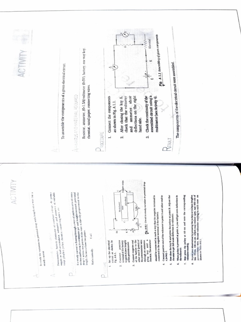 Electrical Circuit Assembly Guide | PDF | Electromagnetism | Metrology