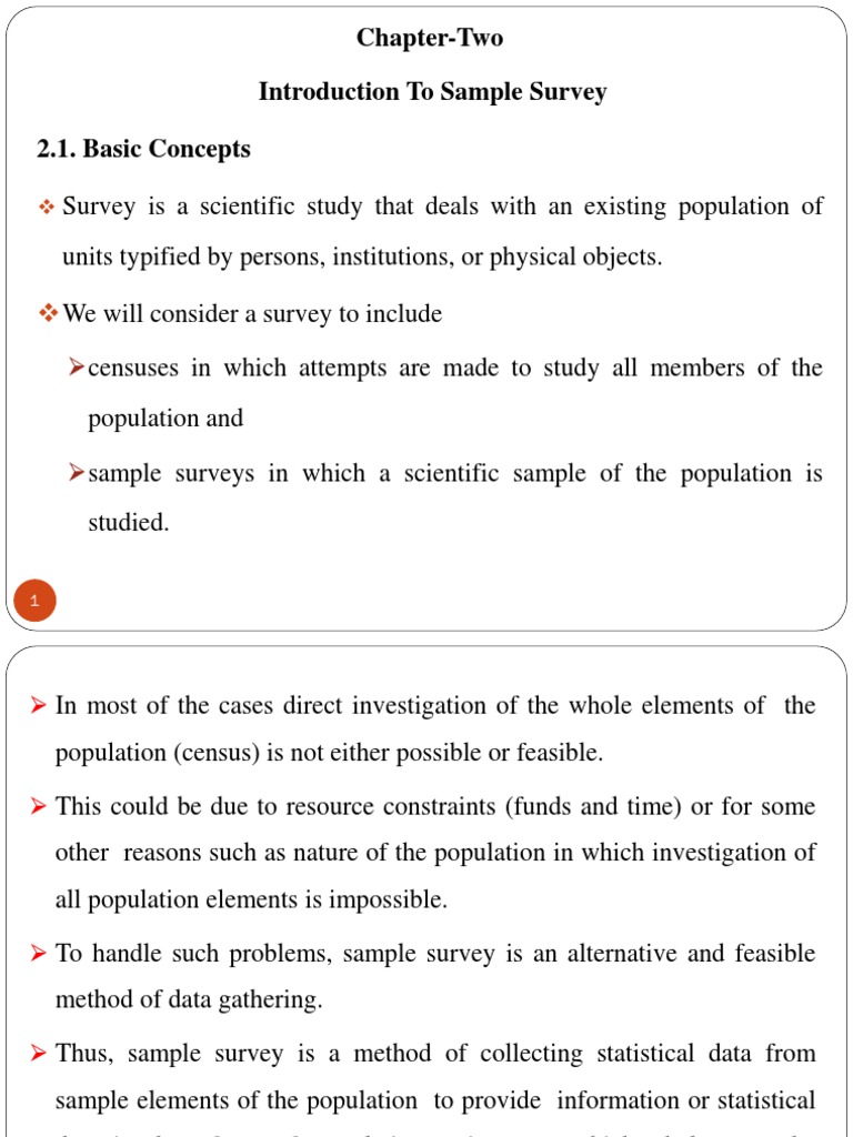 Introduction to Sample Survey Design and Analysis | PDF | Sampling ...