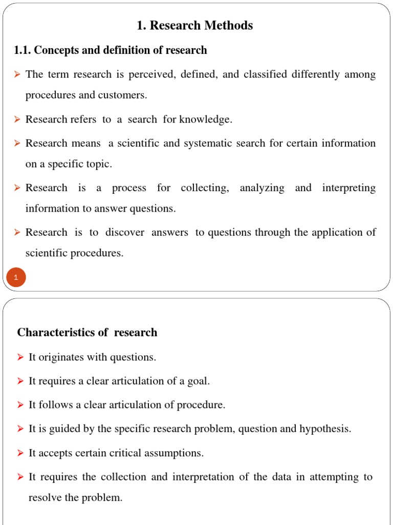 Reserch Method Cha One. | PDF | Quantitative Research | Statistics