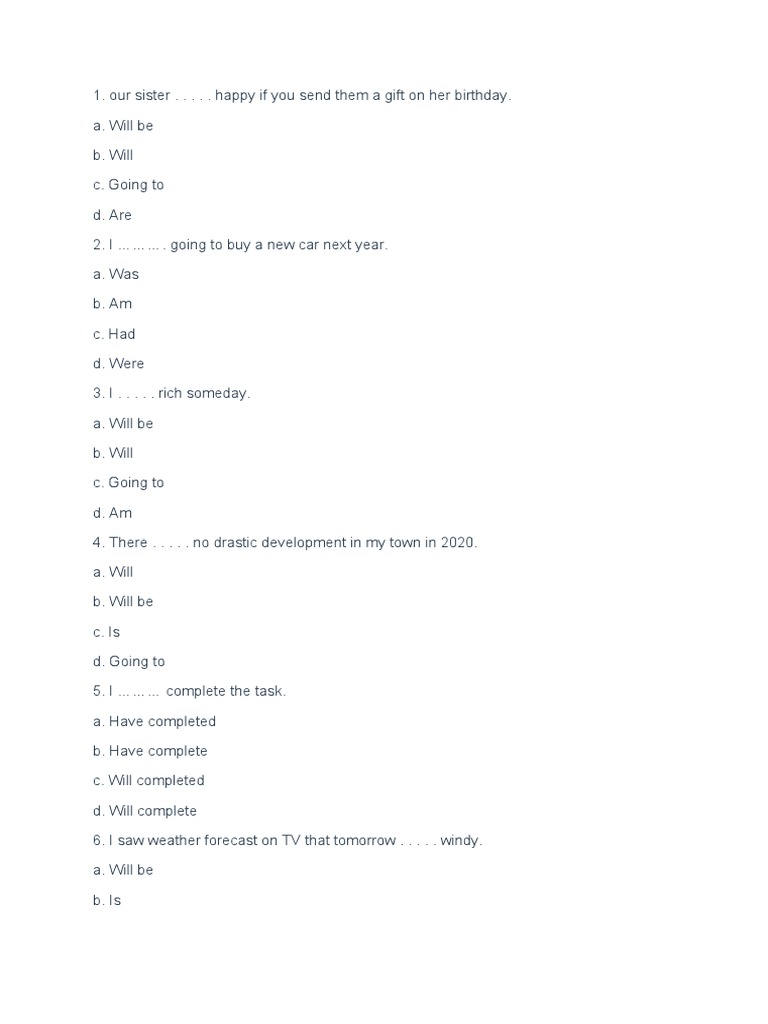 Soal Simple Future Tense Pdf