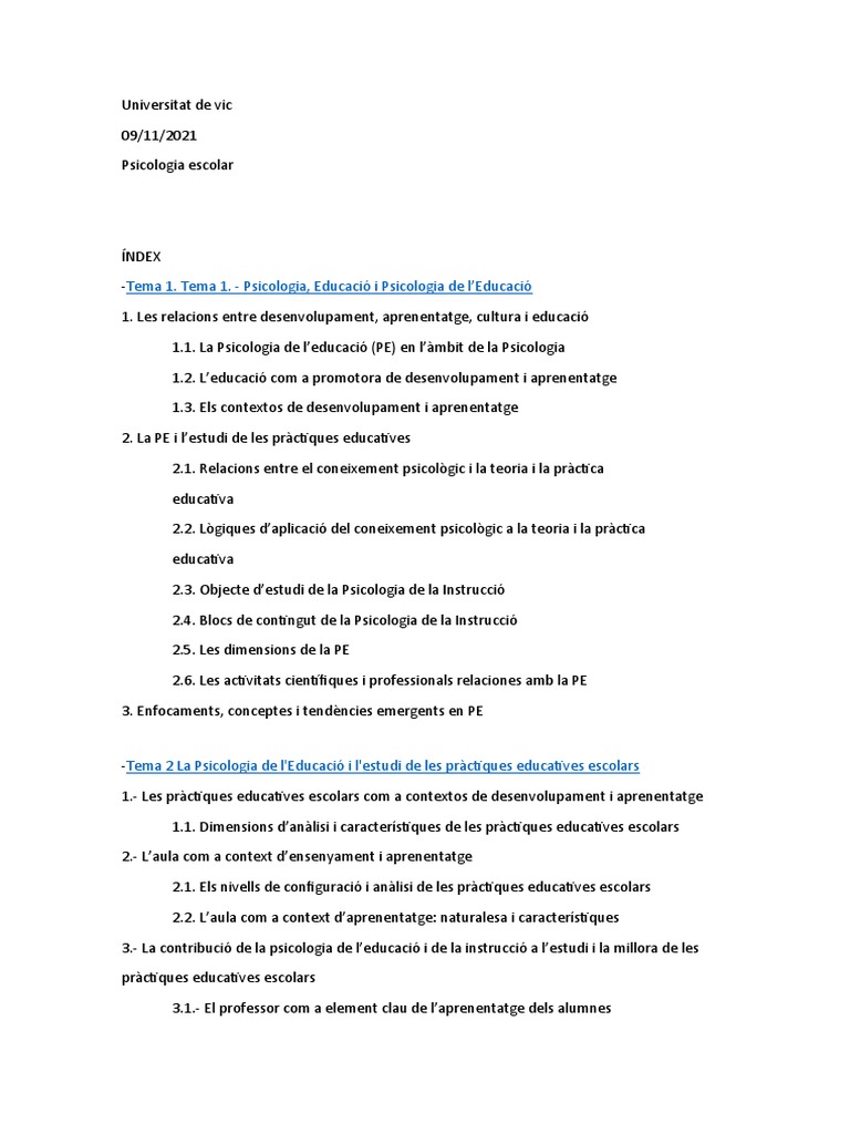 Tema 1. Apunts P.E | PDF