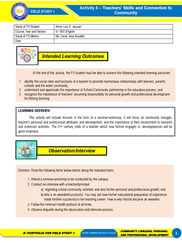 FS1 Activity 6 | PDF