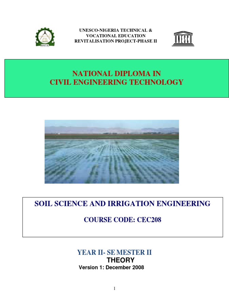 Cec 208 Theory | PDF | Soil | Porosity