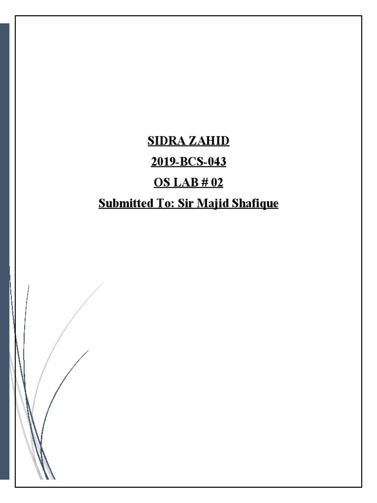 OS Lab 2 | PDF OS Lab 2 | PDF