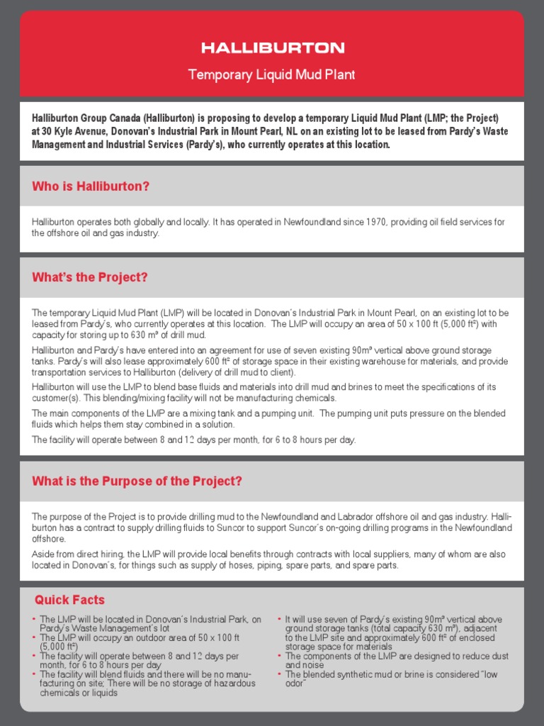 Temporary Liquid Mud Plant | PDF | Pump | Oil Well