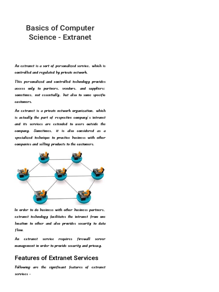 Basics of Computer Science - Extranet | PDF | Computer Network ...