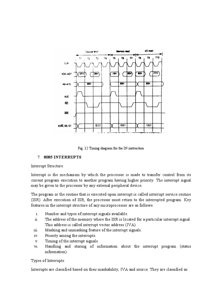 Unit3 Interrupts Pdf Electrical Engineering Integrated Circuit