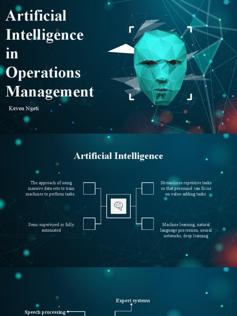 AI in Operations Management | PDF | Artificial Intelligence | Intelligence (AI) & Semantics