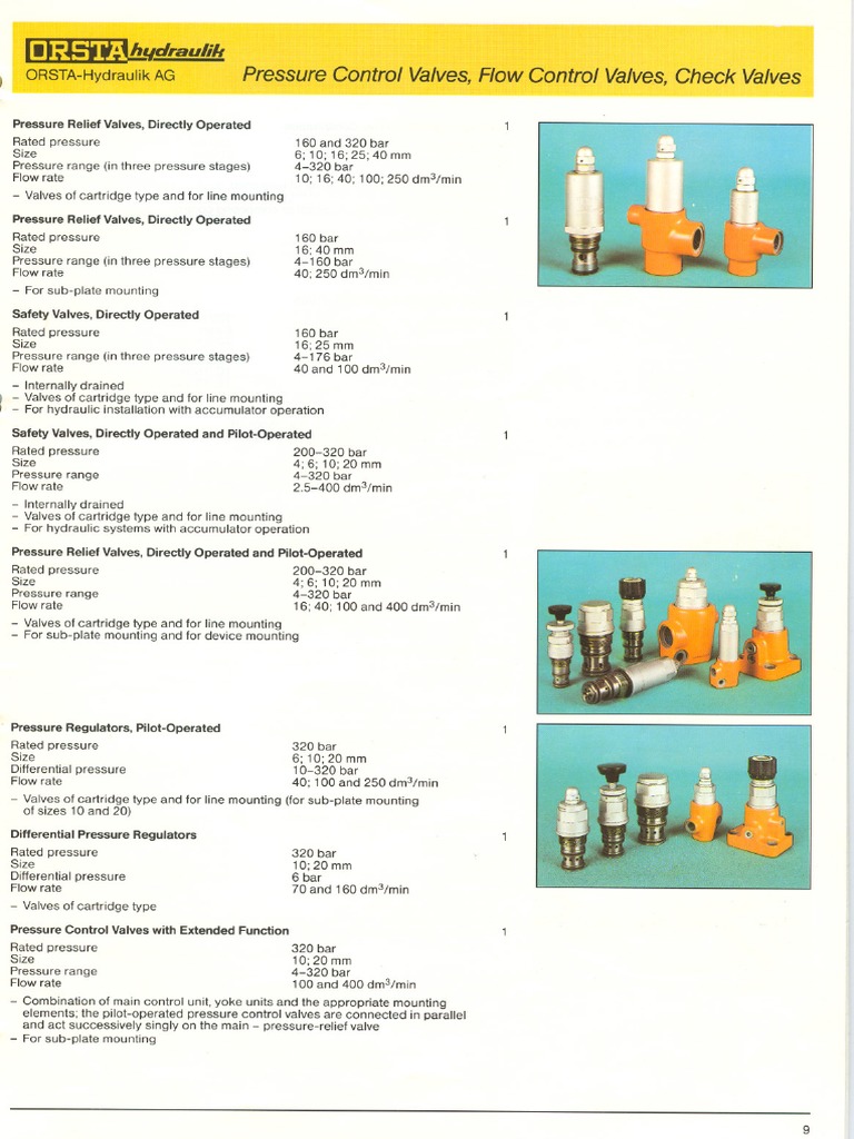 ORSTA Hydraulik-Valve | PDF