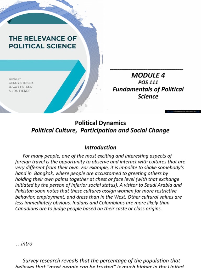 Pos Module 4 | PDF | Identity (Social Science) | Democracy