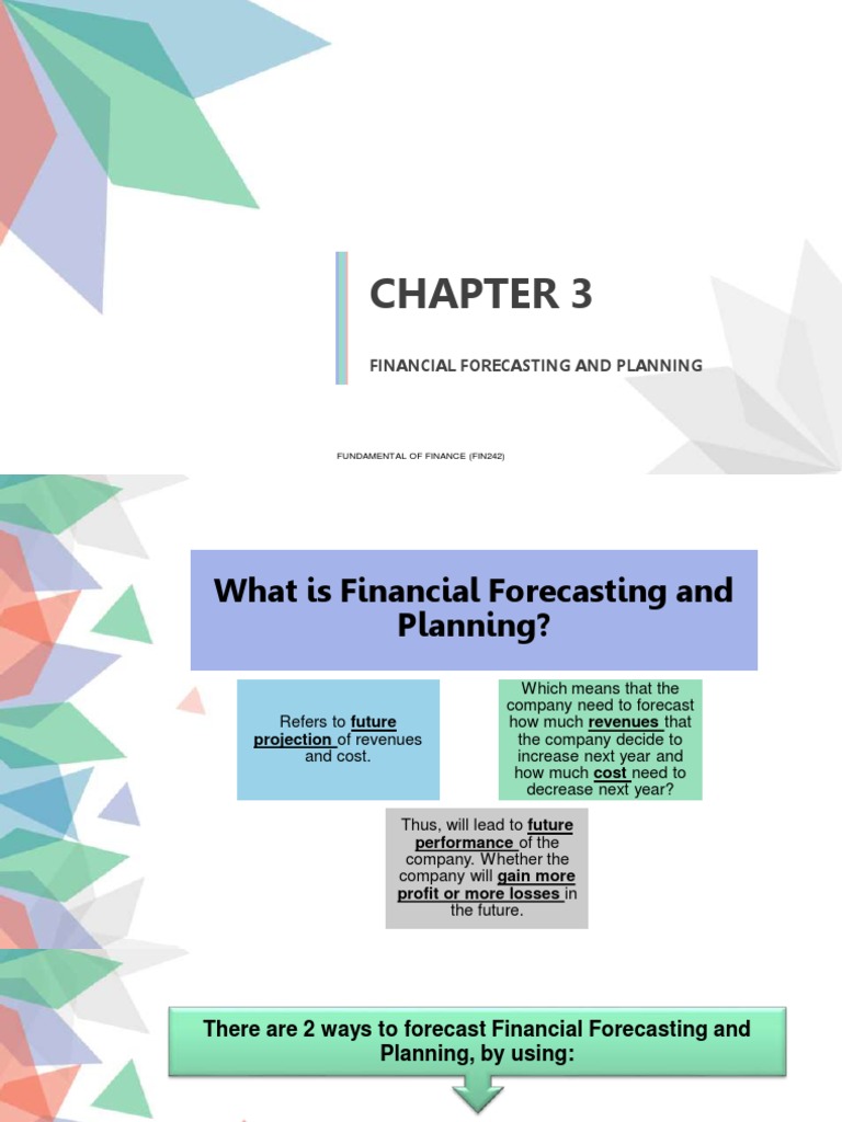 Fin242 - Chapter 3 - Proforma | PDF