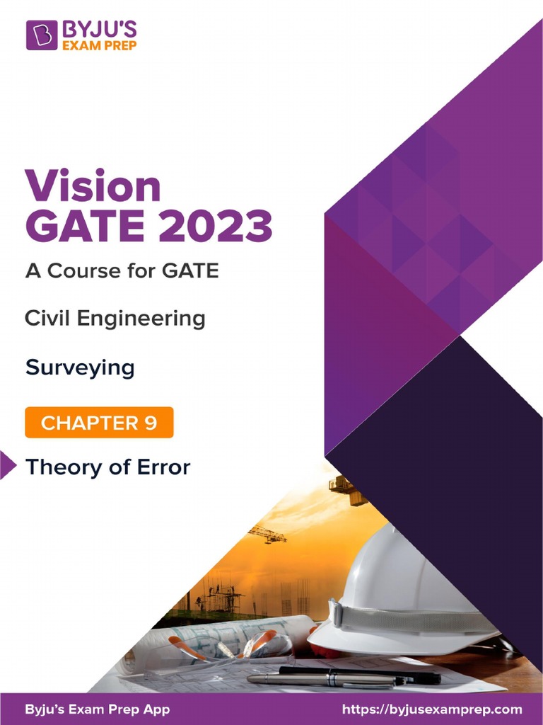 An Overview Of Error Theory And Computation Of Probable Errors In