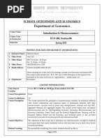 NSU BBA Course List | PDF | Economics | Business