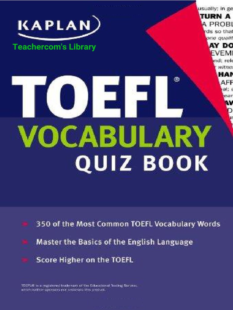 TOEFL Vocabulary Resources Online | PDF | Language Arts & Discipline ...