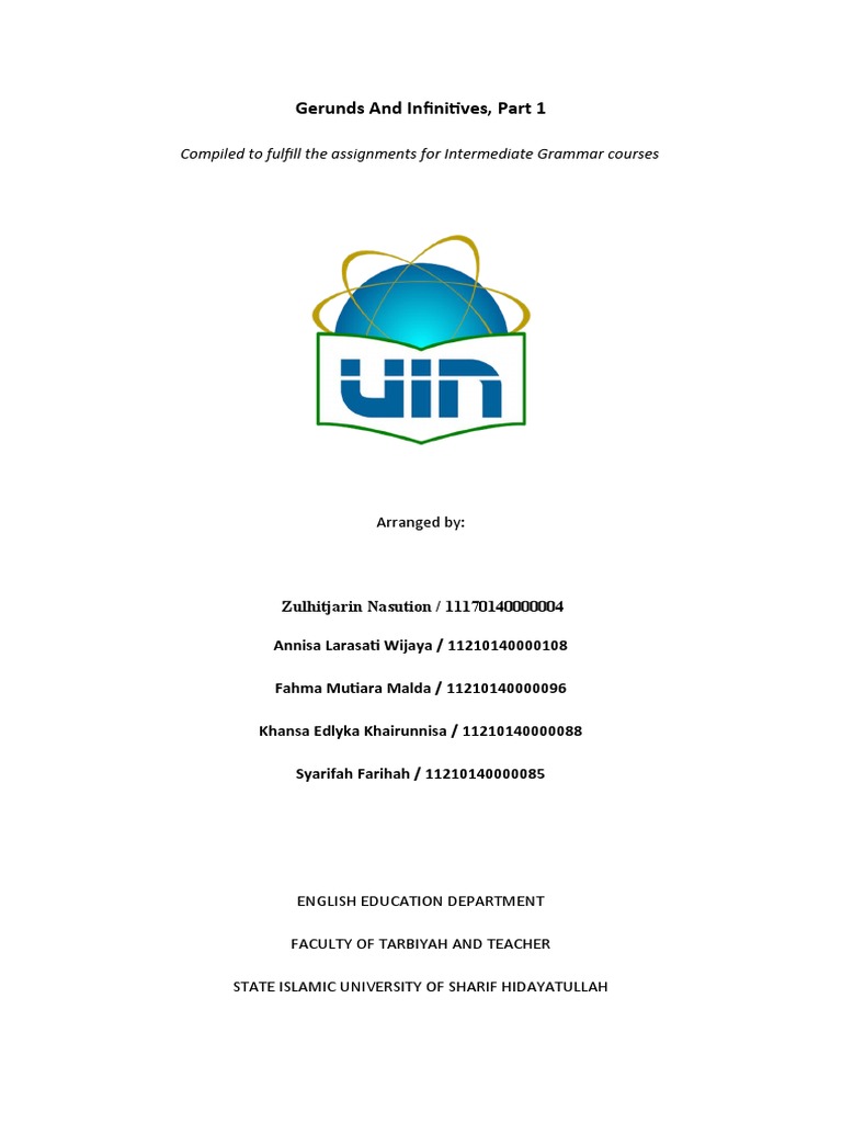Gerunds and Infinitives, Part 1 | PDF | Verb | Subject (Grammar)