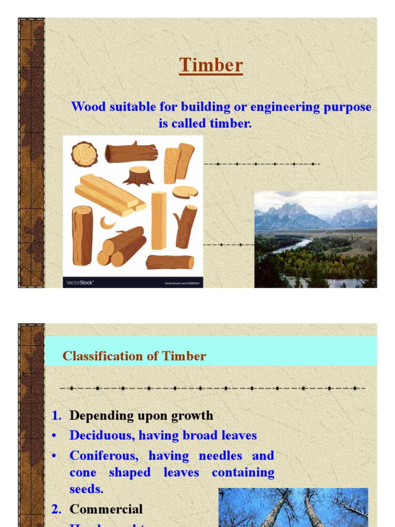 Timber | PDF | Wood | Trees
