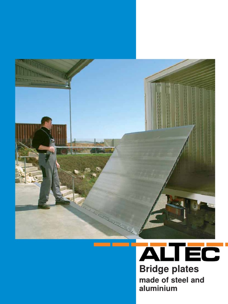 Altec Catalogue Bridge Plates | PDF | Track (Rail Transport) | Forklift