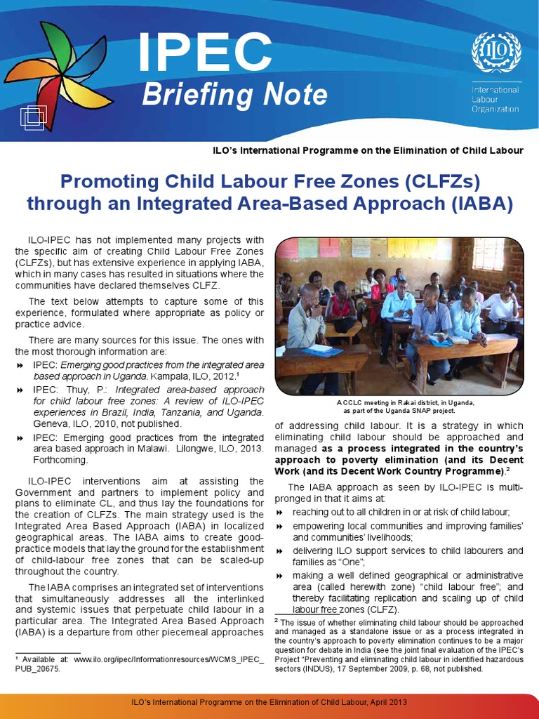 (IPEC) Briefing Note Kampala Conference | PDF | Child Labour | International Labour Organization