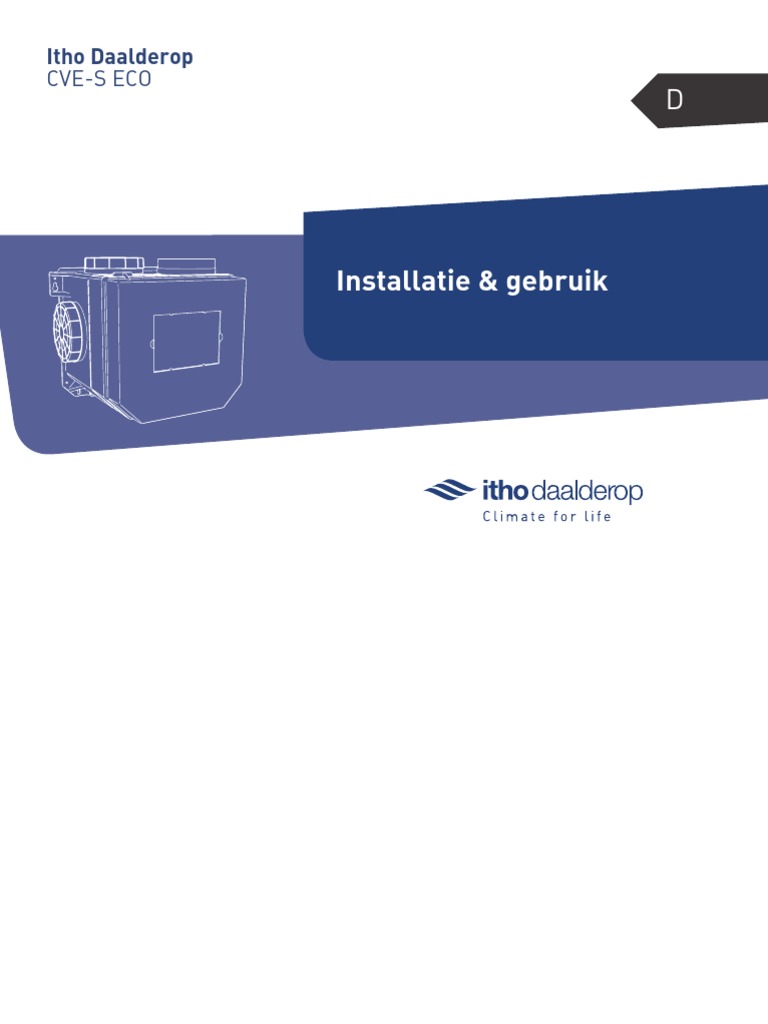 Itho CVE-S Handleiding 2 | PDF