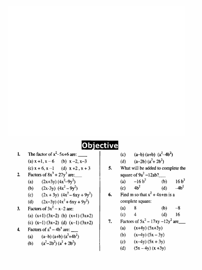 9th Class Math Ch5 | PDF