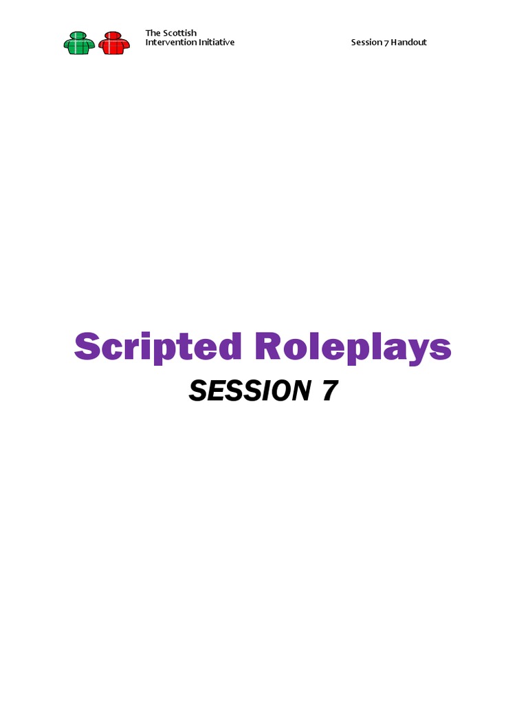 7-Scripted Roleplays | Download Free PDF | Learning