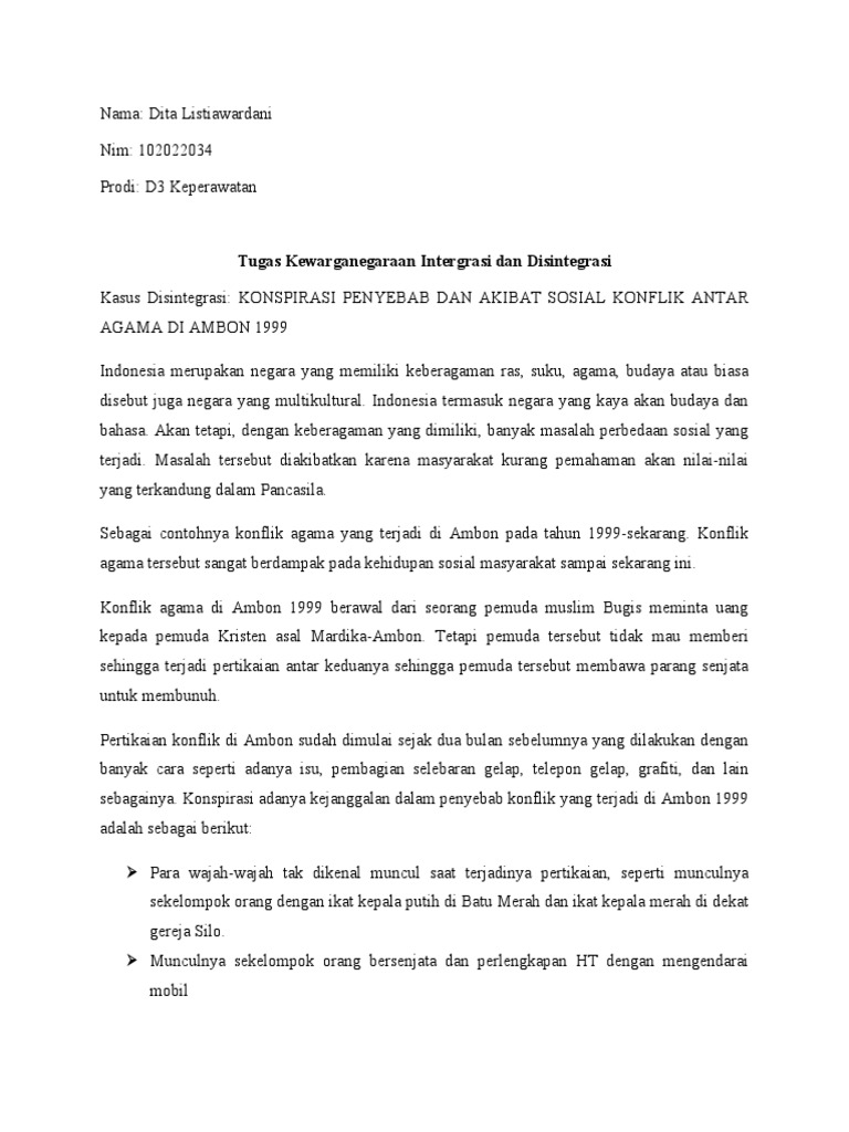 Tugas KWN - Dita Listiawardani | PDF