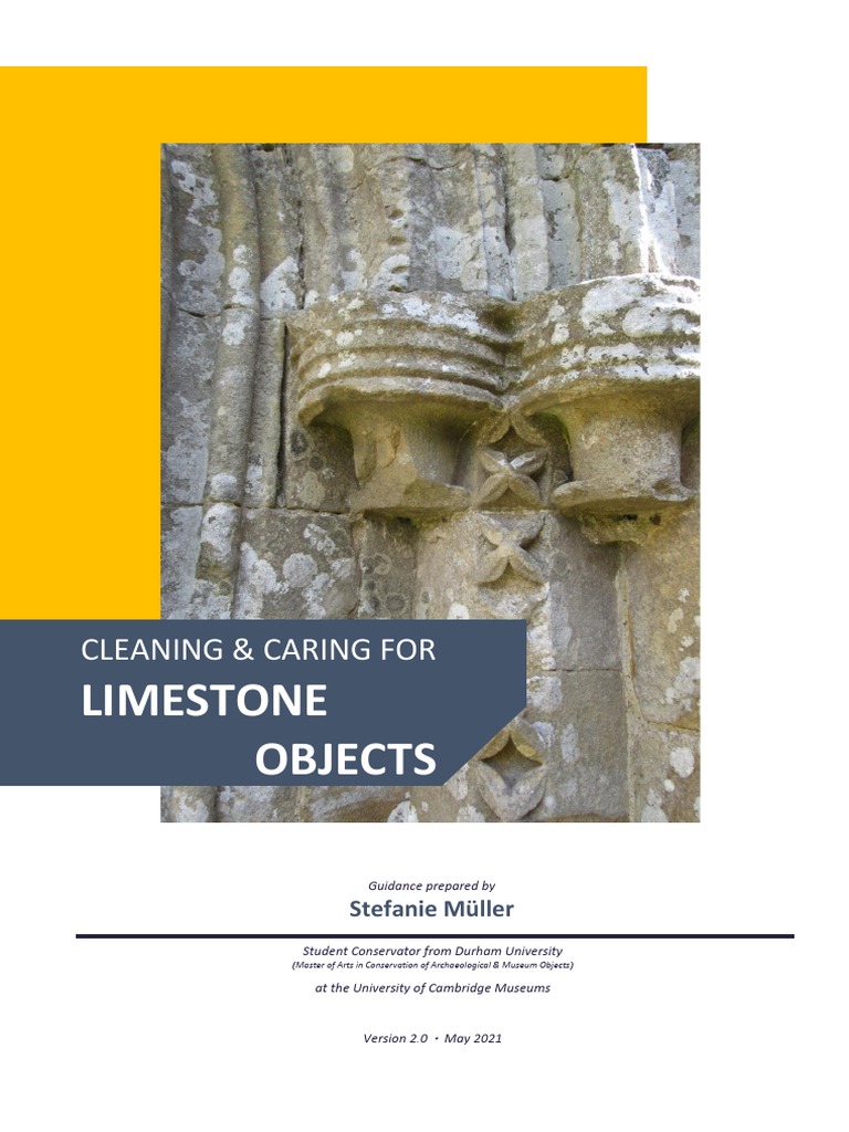 CLEANING LIMESTONE OBJECTS | PDF | Rock (Geology) | Sedimentary Rock