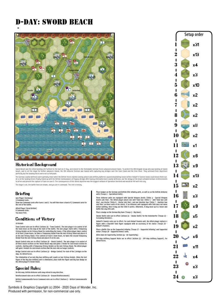 D-Day - Sword Beach | PDF | Operation Overlord | Battles