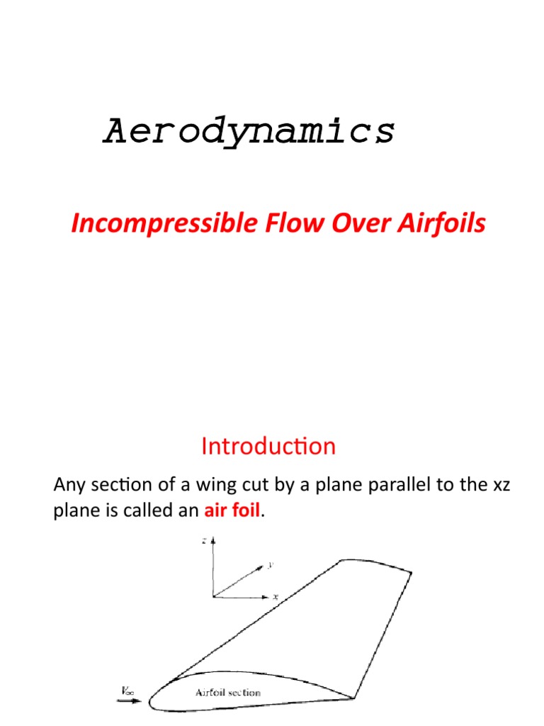 Incompressible Airfoil | PDF | Airfoil | Lift (Force)