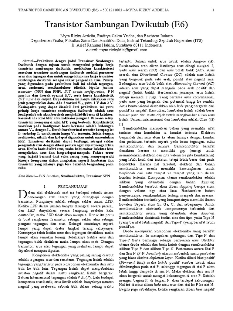 Lapres E6 - Myra Rizky | PDF