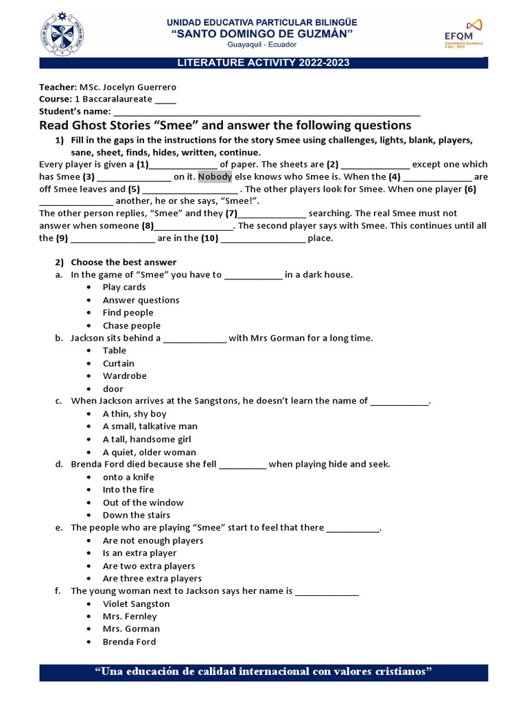 Smee Final Activity W6 | PDF