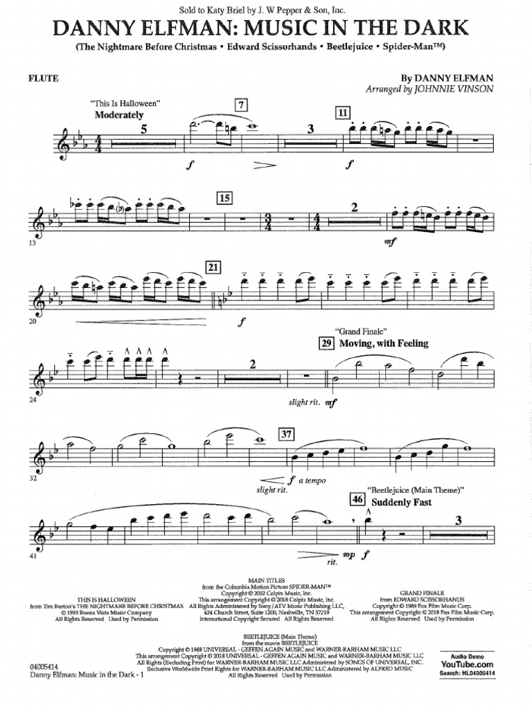 Danny Elfman All Instruments | PDF