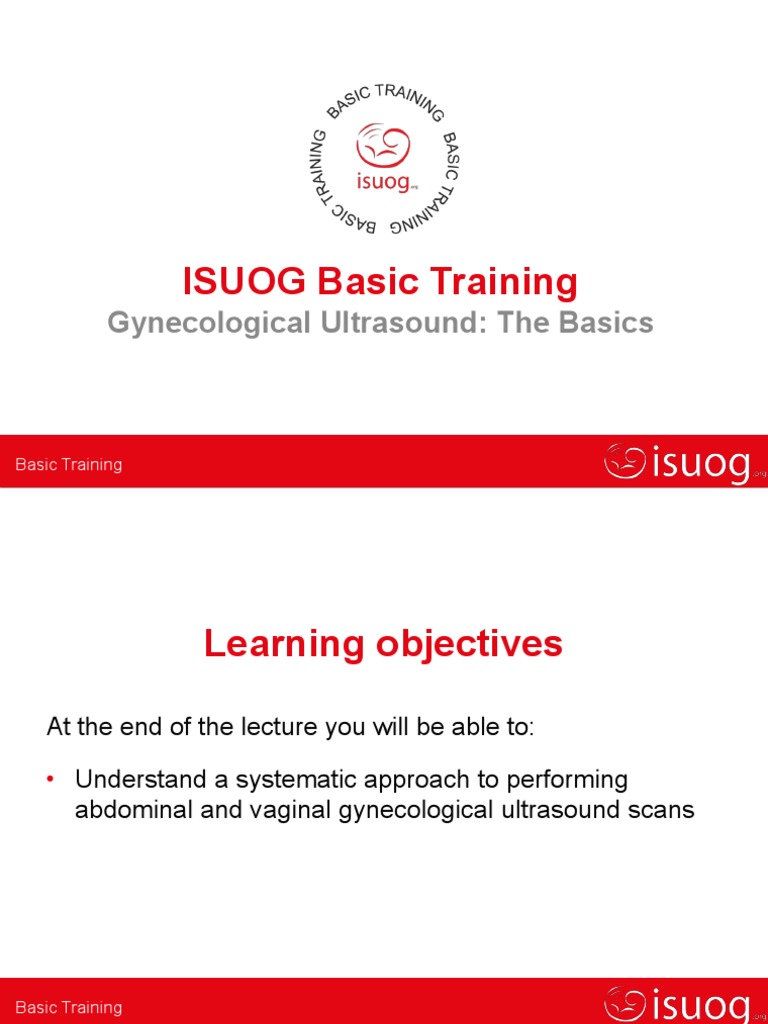 Isuog Basis | PDF | Vagina | Uterus