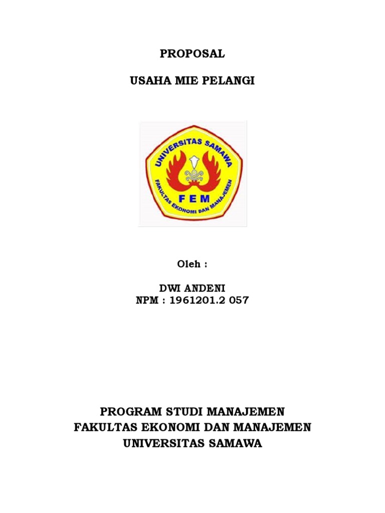 Struktur Organisasi Mie Pelangi Seleraku | PDF | Memasak, Makanan ...