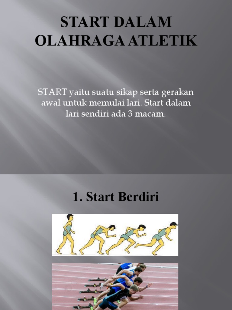 Start Dalam Olahraga Atletik | PDF