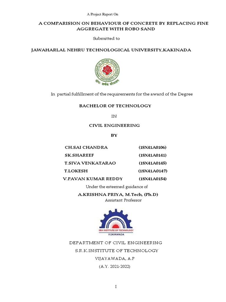Analysis of the Strength and Durability Properties of Concrete Using Manufactured Sand as a ...