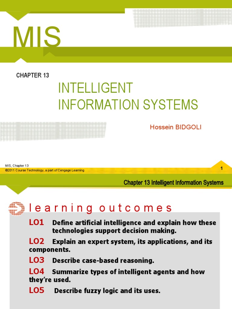 MODULE 13 INTELLIGENT INFORMATION SYSTEMS - PPT - ch13 | PDF | Artificial Intelligence ...