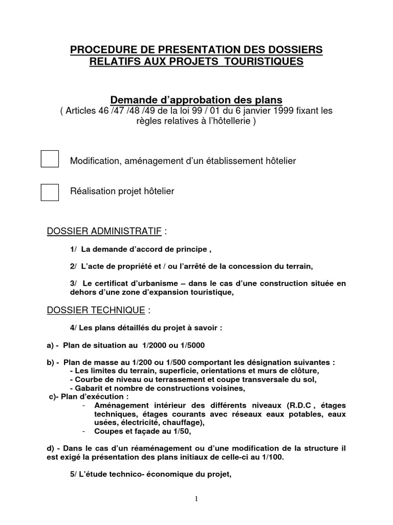 Procedure - D'approbation Des Plans | PDF
