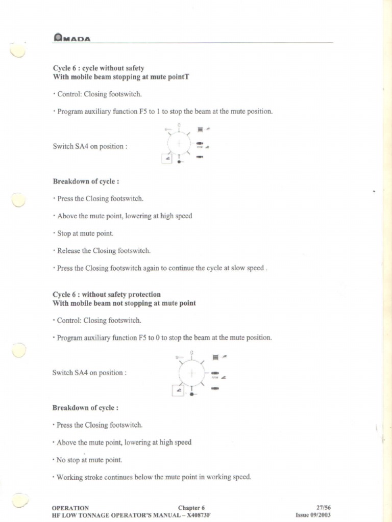Amada Error Manual | PDF