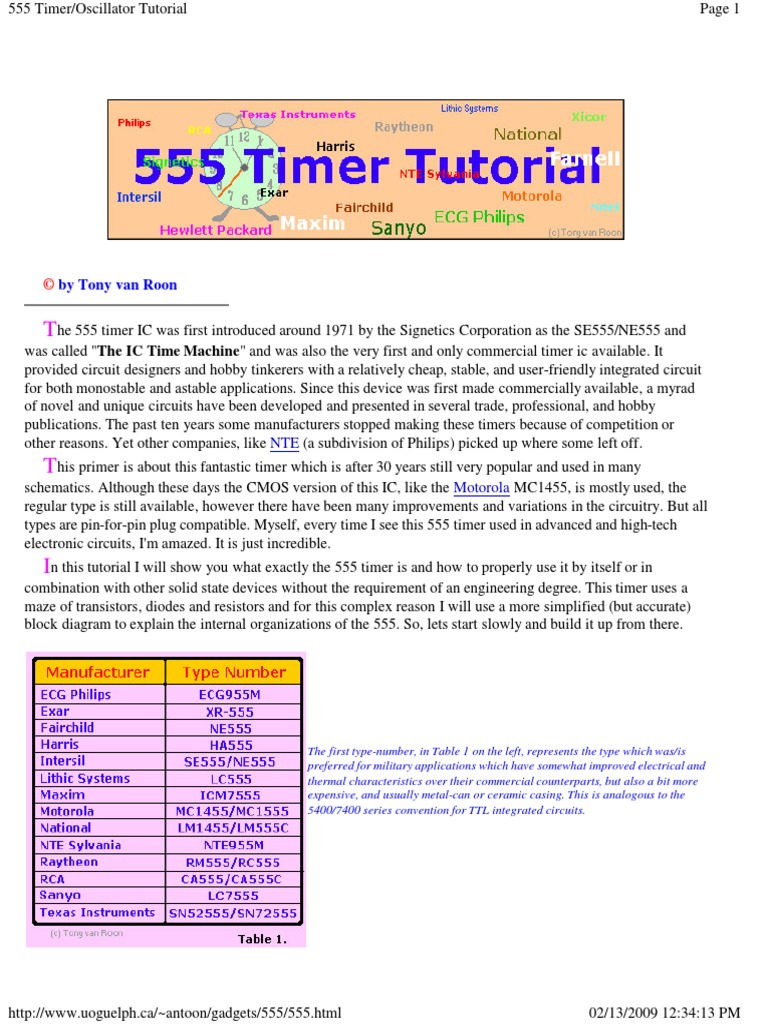 555 Circuits | PDF | Capacitor | Electronic Circuits